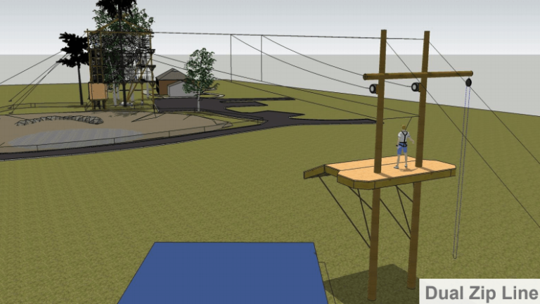 challenge-towers-zip-line-design-collegiate-school - Challenge Towers